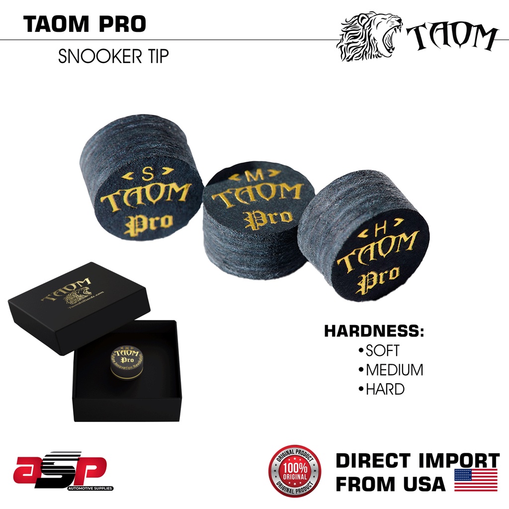 TAOM PRO SNOOKER CUE TIP Billiard (1 Piece) | Shopee Philippines