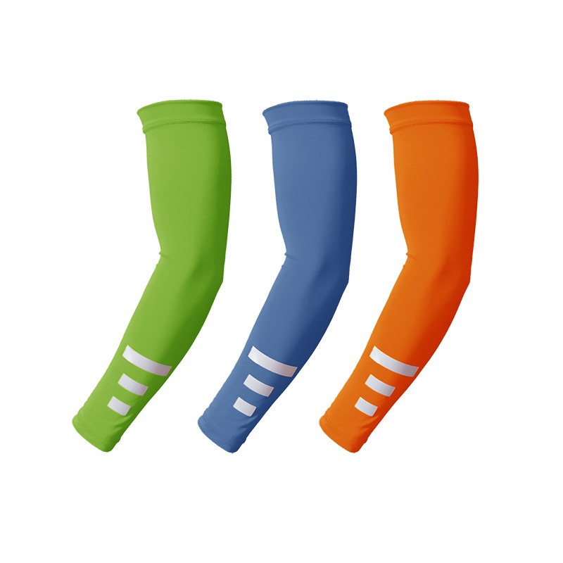 Reflective Night Riding Arm Sleeves Summer Running Cycling Sleeves Ice ...