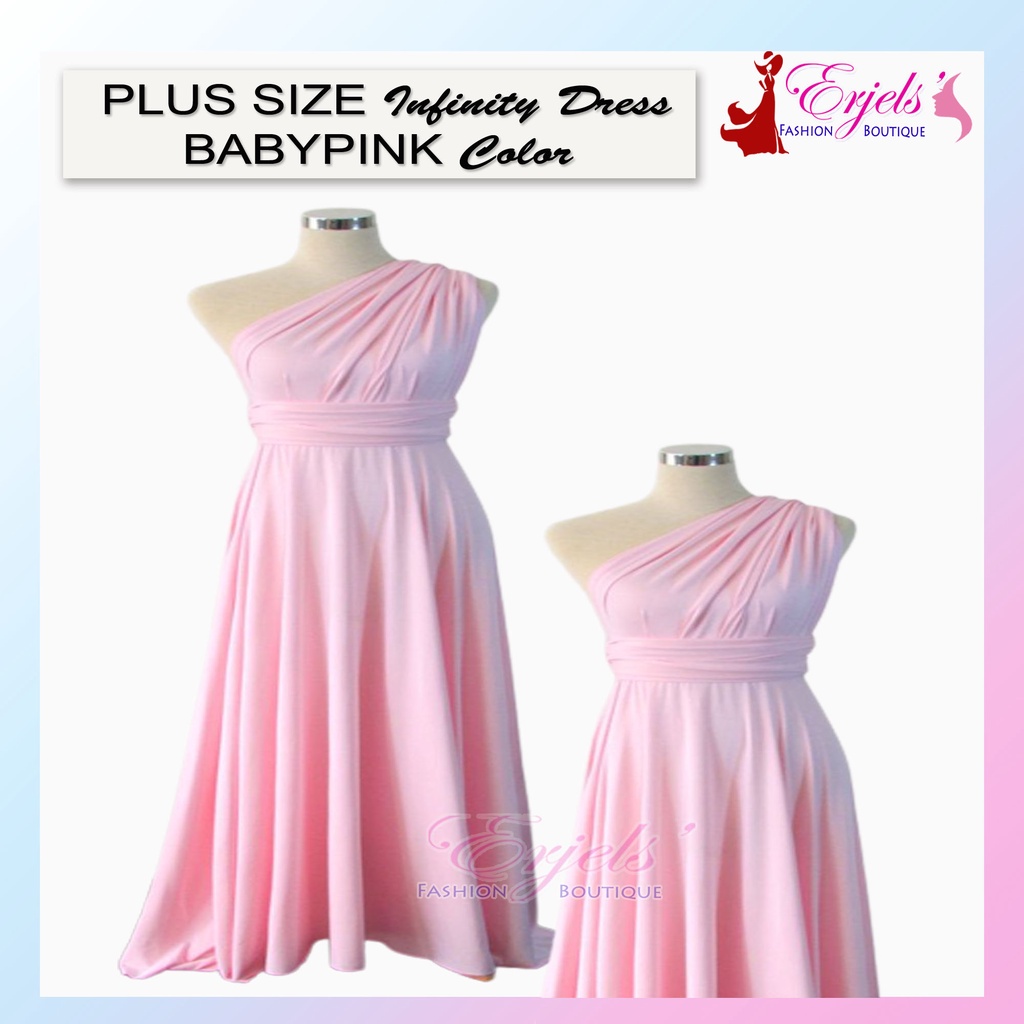 PLUS SIZE Infinity Dress With Tube Floor Length | Can fit to 34-42 ...