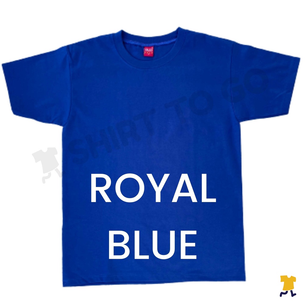 YALEX Plain T Shirt for Men and Women SHADES OF BLUE | Shopee Philippines