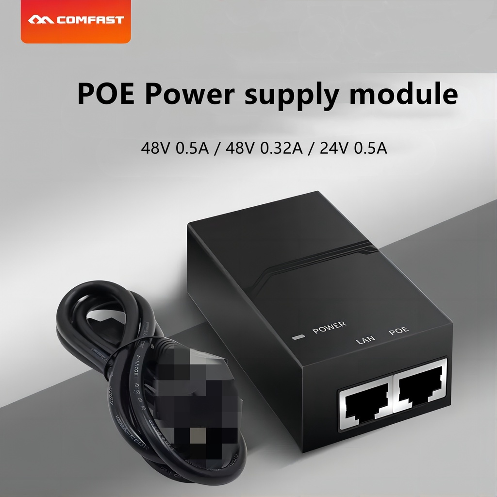 Comfast POE Adapter For Router Repeater 24V 0.5A | 48V 0.32A | 48V 0.5A ...