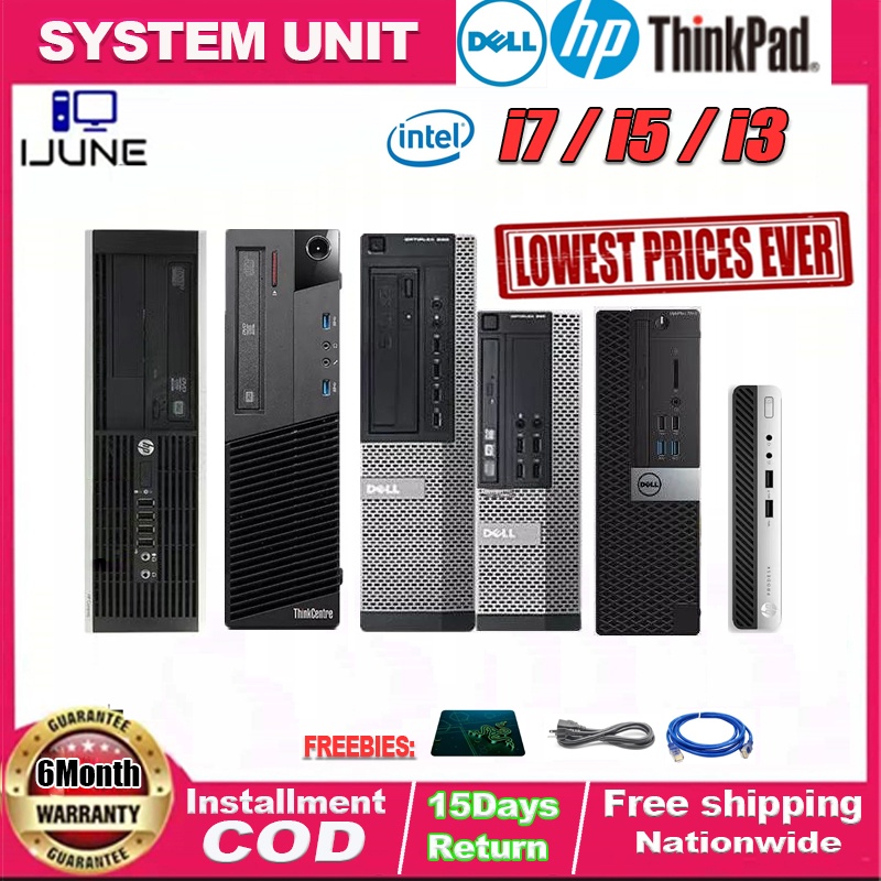 Assorted Desktop Computer System Unit I7 3rd I5 3rd I3 2nd With 8G 16G ...