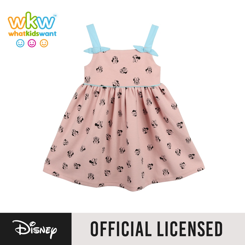 What Kids Want x Disney Minnie Toddler Girls Empire Pleated Dress ...