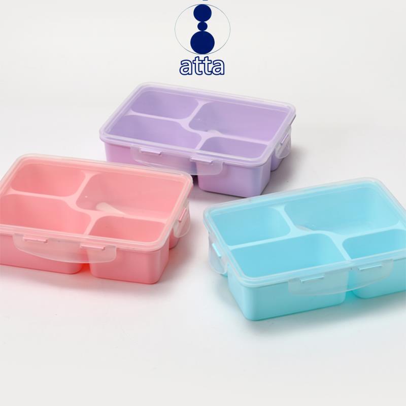 atta Plastic Student Office Lunch Box 1190ml Food Container Picnic ...