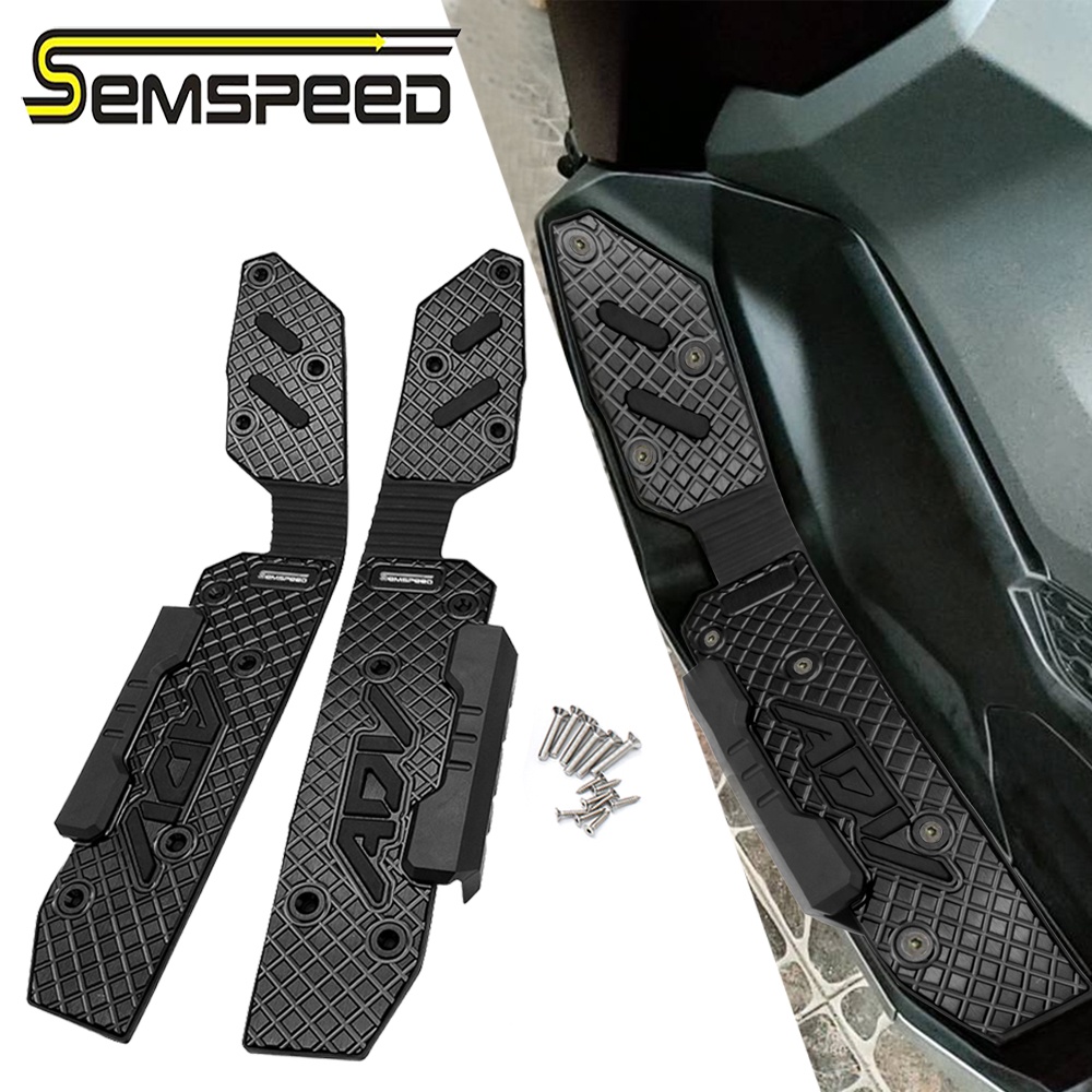 【SEMSPEED】For Honda ADV 160 ADV160 2022-2024 Motorcycle CNC Aluminum Footrest Footboard Matting ...
