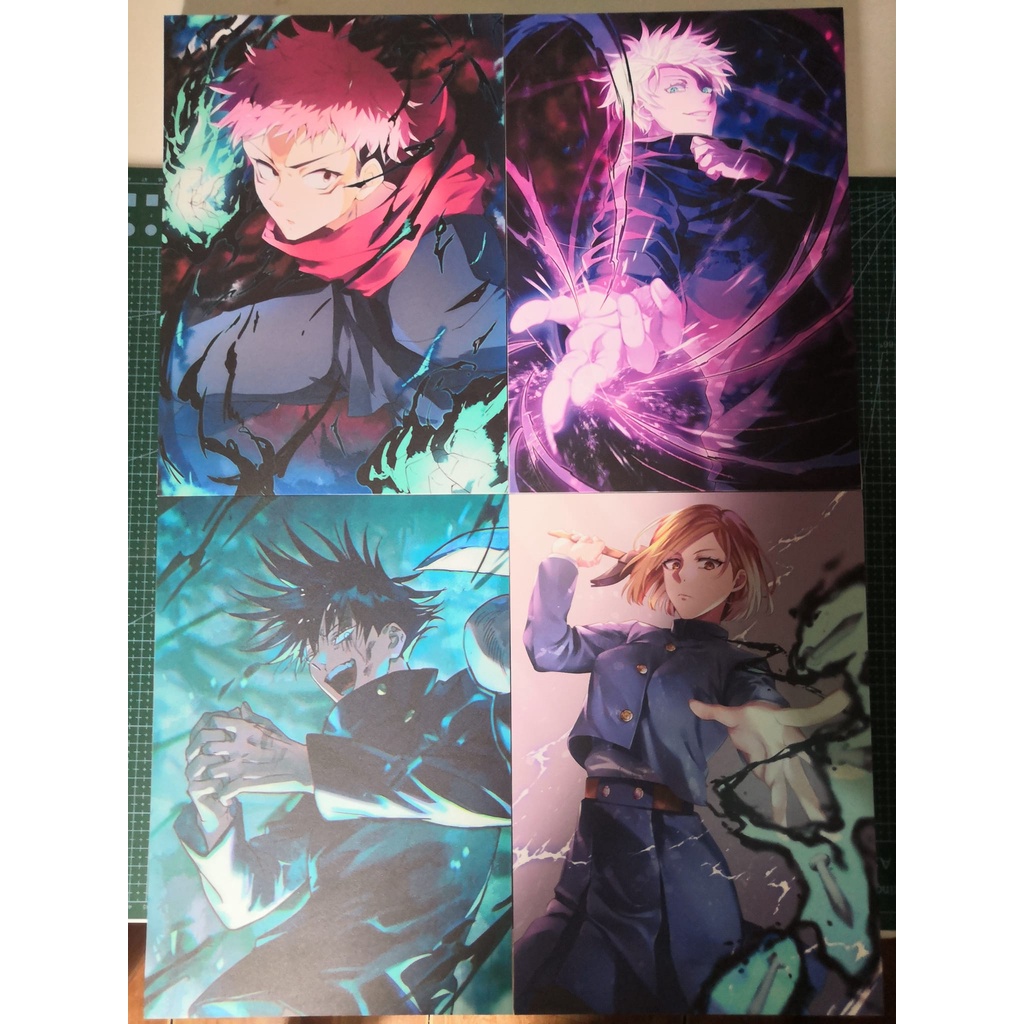Jujutsu Kaisen Anime Wall Decor On Sintra Board A4 Size 2D Type ...