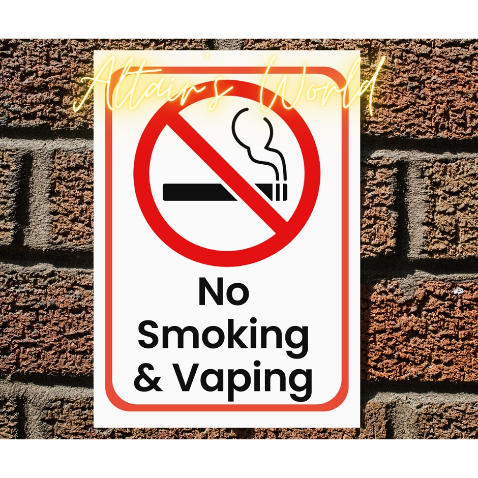 Please Respect Non Smokers No Smoking No Vaping Bawal Manigarilyo ...