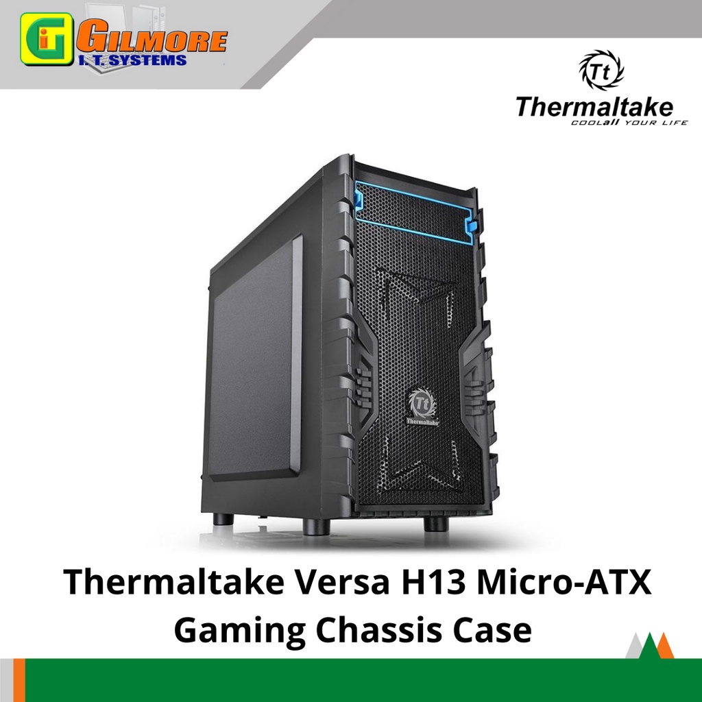 Thermaltake Versa H13 Micro-ATX Gaming Chassis Case CA-1D3-00S1NN-00 ...