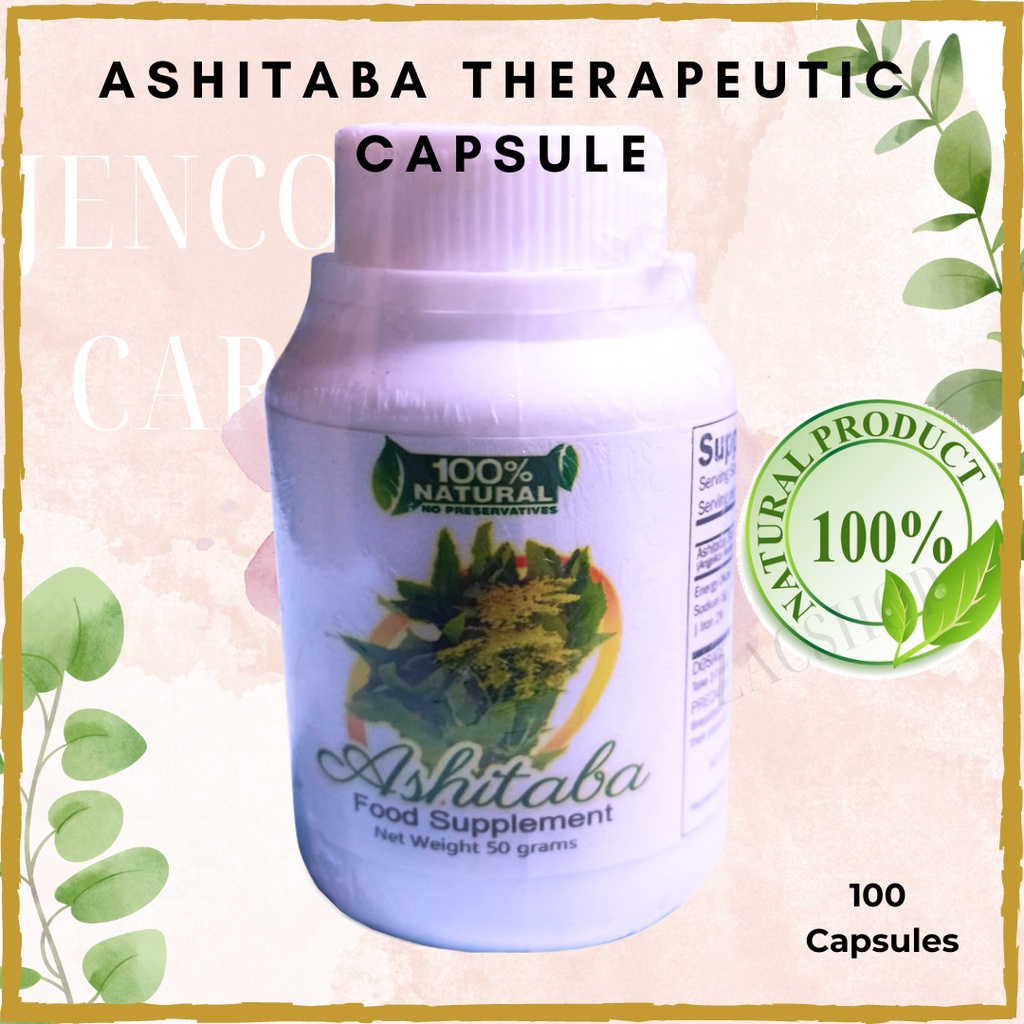 Ashitaba Capsule 100Caps Para sa naninikip na dibdib | Shopee Philippines