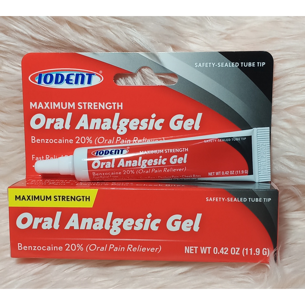 IODENT Oral Analgesic Gel Oral pain reliever 11.9g | Shopee Philippines
