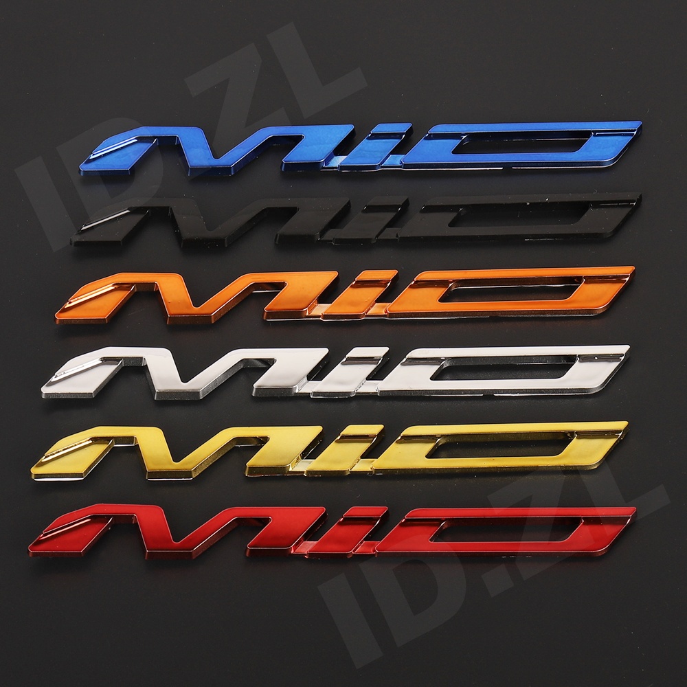 1x/2x MIO Motorcycle 3D Emblem Badge Scooter Sticker Decal For YAMAHA ...