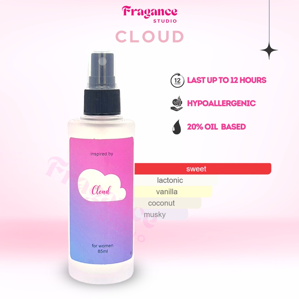 SOFT CLOUD Aimore 100ML PERFUME FOR WOMEN ( ARIANA CLOUD ) | Shopee ...