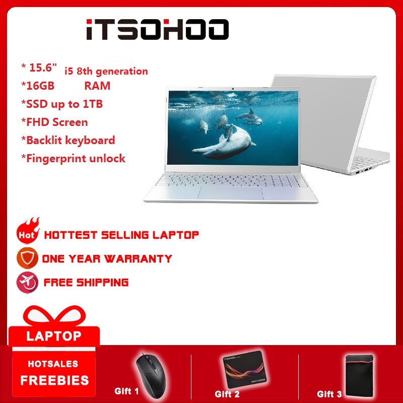 iTSOHOO i5 8259U laptop computers 15.6inch with Intel 8th gen 16GB RAM ...