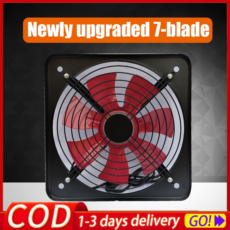 COD 7 fan blades all iron high power high suction ventilator High ...