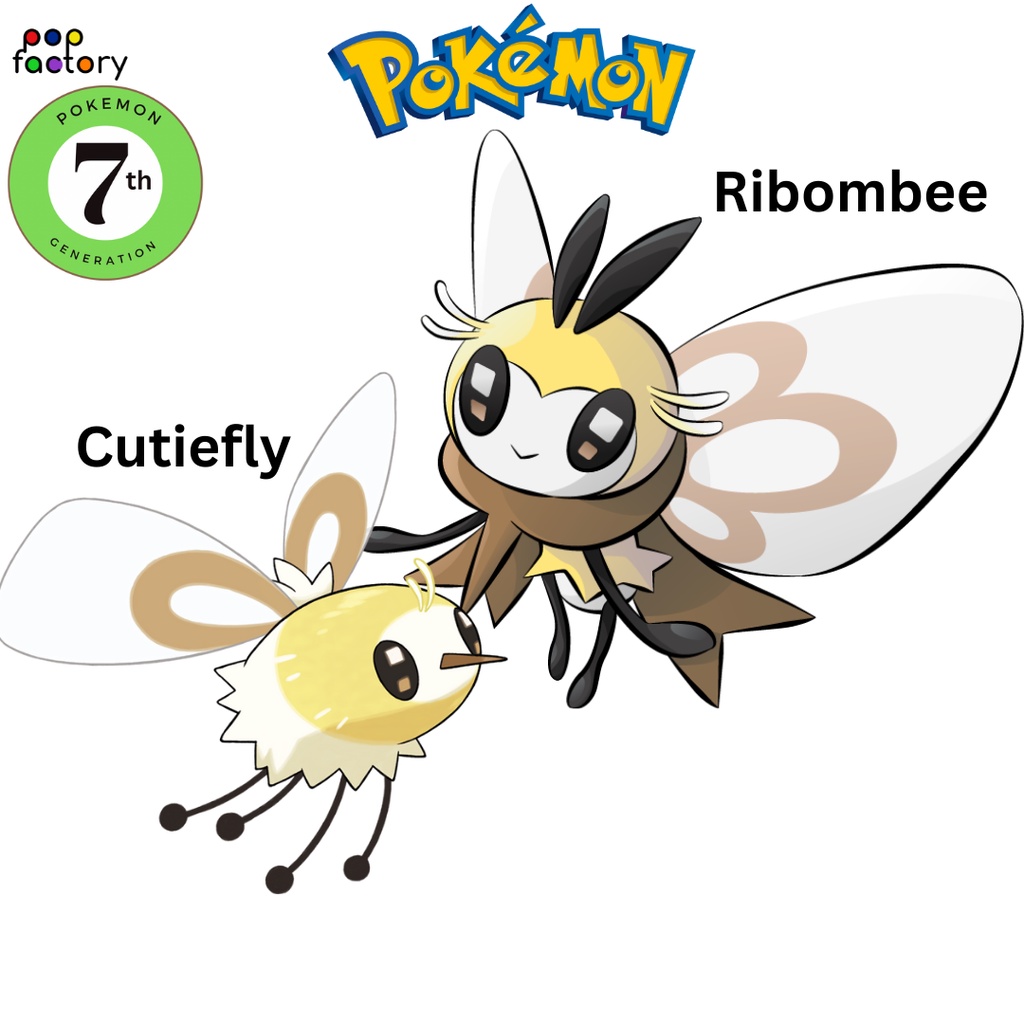 Cutiefly & Ribombee Pokemon Cards TCG ( 7th Gen Pokemon) | Shopee ...