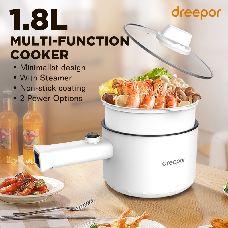 Dreepor Multifunctional Electric Cooker Cooking Pot Household mini Rice ...