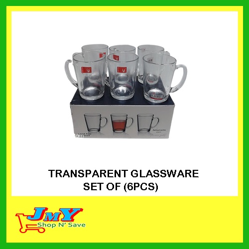 JMY DELISOGA HIGH QUALITY TRANSPARENT GLASS DRINKING 6PC MUG BASO ... JMY DELISOGA HIGH QUALITY TRANSPARENT GLASS DRINKING 6PC MUG BASO ...