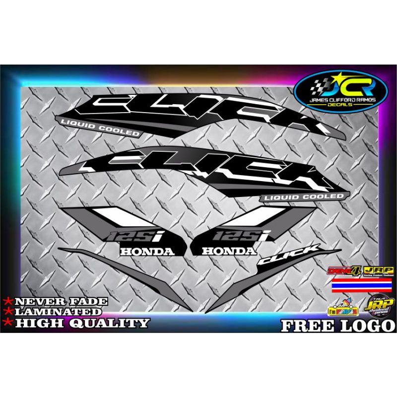 Honda Click 125 i v2 Stock Decals Stickers | Shopee Philippines