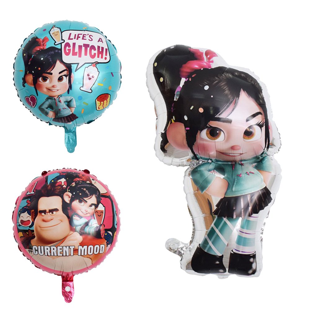 Disney Wreck-It Ralph Balloons Cartoon Figure Vanellope Kids Birthday ...