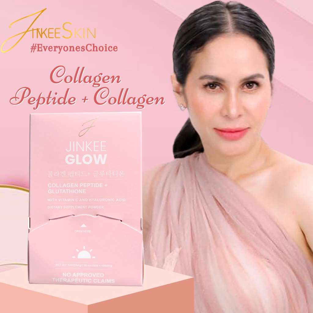 JS MANILA JINKEE GLOW COLLAGEN PEPTIDE + GLUTATHIONE | WHITENING | SMOOTHER SKIN | HEALTHY SKIN ...