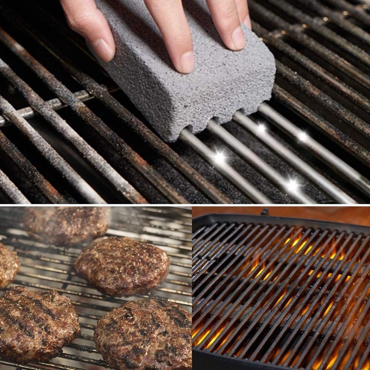 BBQ Grill Cleaning Brick Block Barbecue Cleaning Stone Stains Grease ...