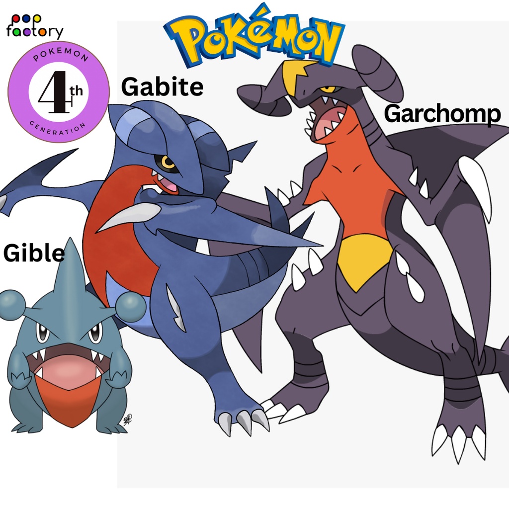 Gible , Gabite & Garchomp Pokemon Cards TCG ( 4th Gen Pokemon) | Shopee Philippines
