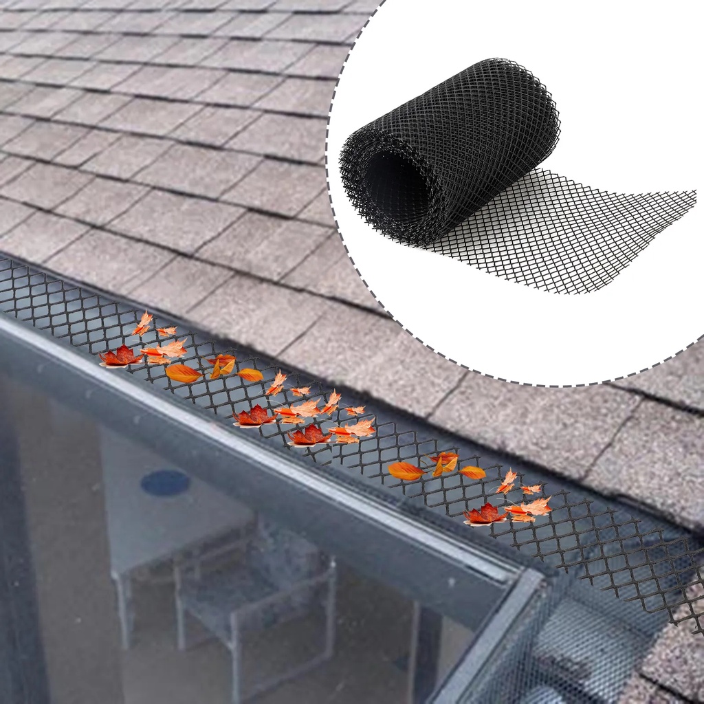 Roof Gutter Guard Filter Strainer Stops Blockage Leaf Drains Debris ...