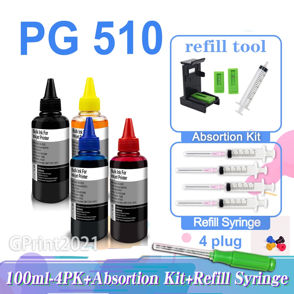 For Canon PG 510 CL 511 ink cartridge Canon pixma ip2700 ip2702 mp240 ...
