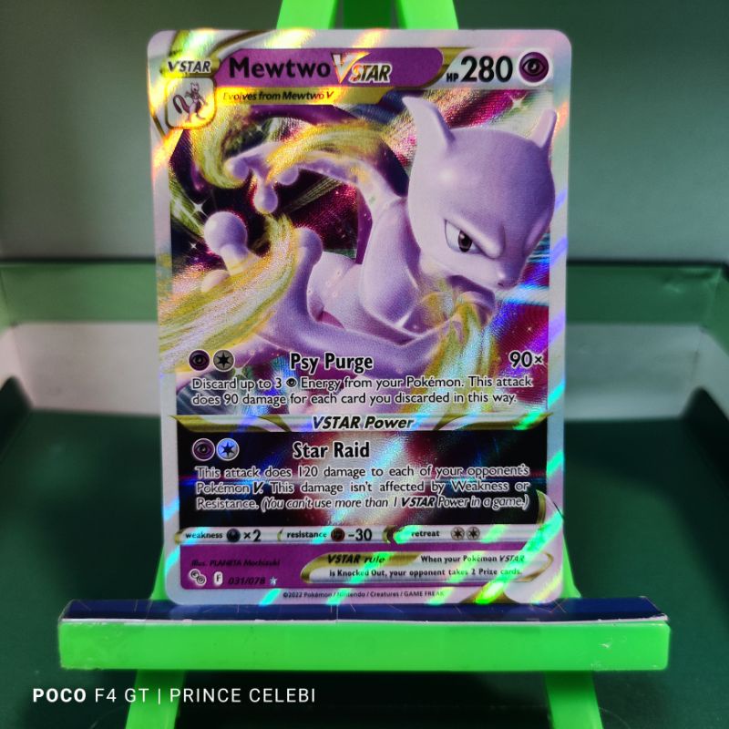 Pokemon TCG - Mewtwo Vstar | Shopee Philippines