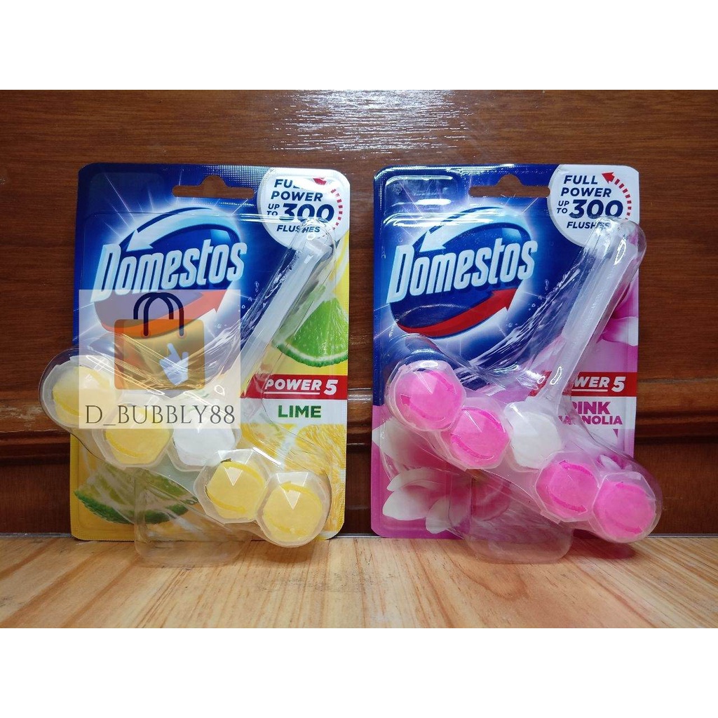Domestos Power 5 Rim Block Toilet Cleaner 55g | Shopee Philippines