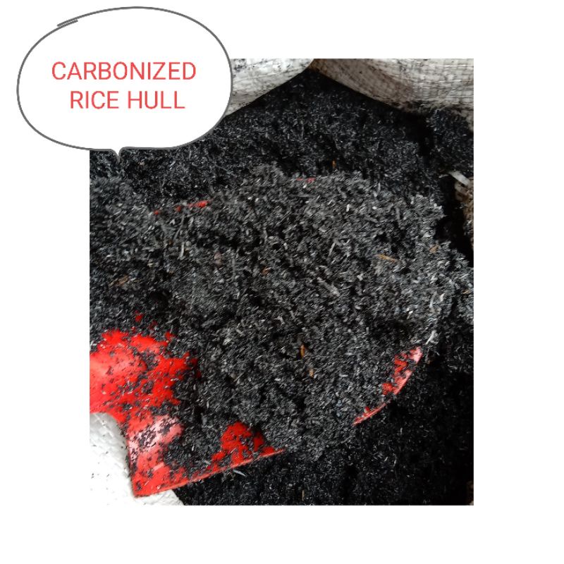 FLASH SALE 1 KILOGRAMS CARBONIZED RICE HULL FOR PLANTS AND VEGETABLES ...