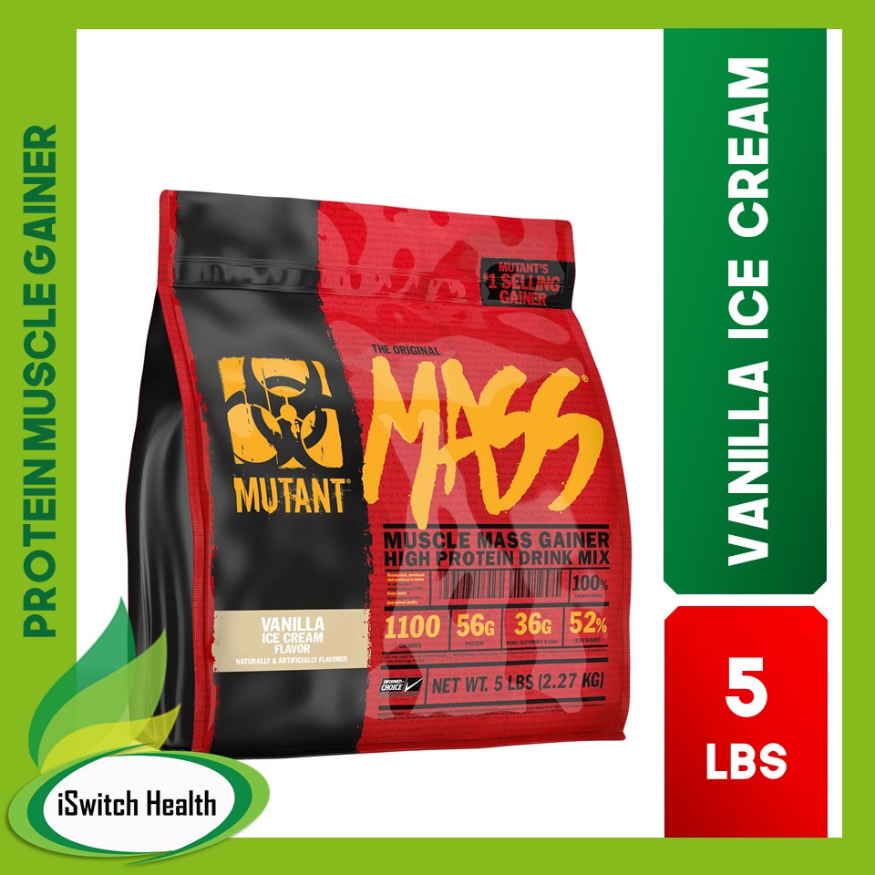 Mutant Mass 5lbs | Mass Gainer Protein Powder | Mass Gainer Powder ...