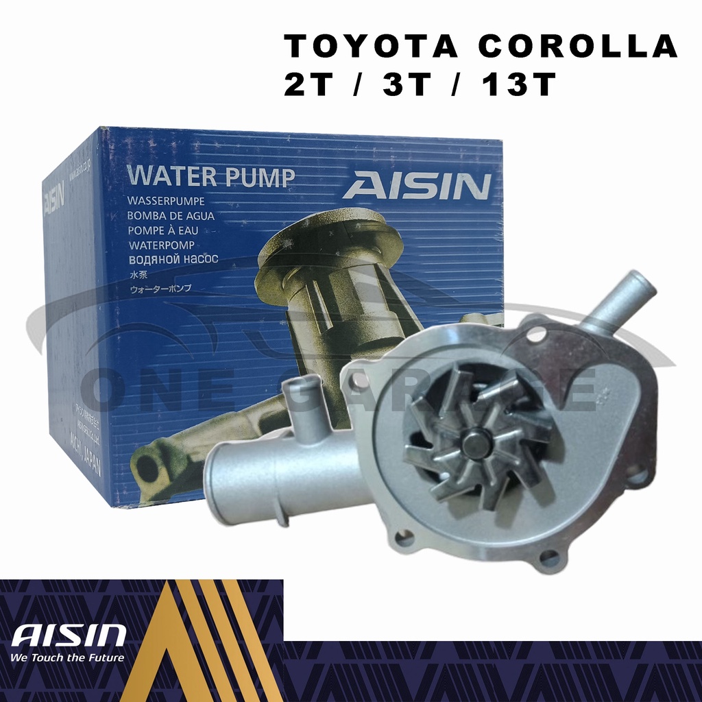 Water Pump Assembly For TOYOTA COROLLA 2T / 3T / 13T COROLLA, CARINA ...