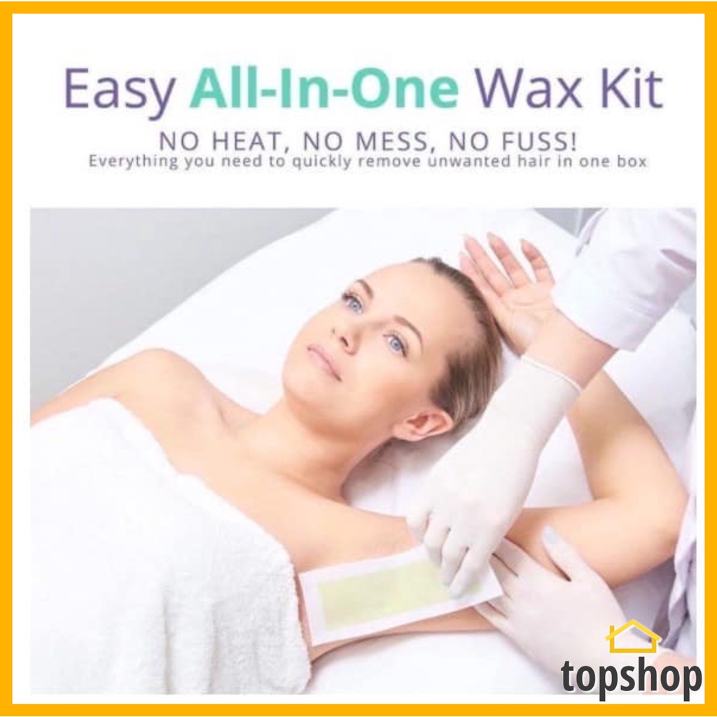 TOPSHOP Hair Removal Wax Strips Waxing Sticker for Face Leg Arm Body ...