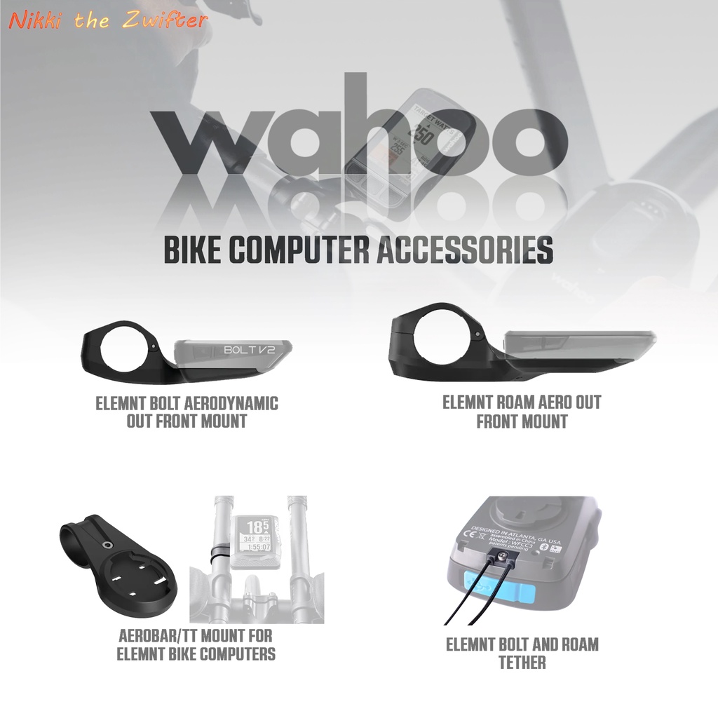 Wahoo Bolt V1 Bolt V2 Roam V1 Roam V2 Tether Aero Mount TT Mount ...