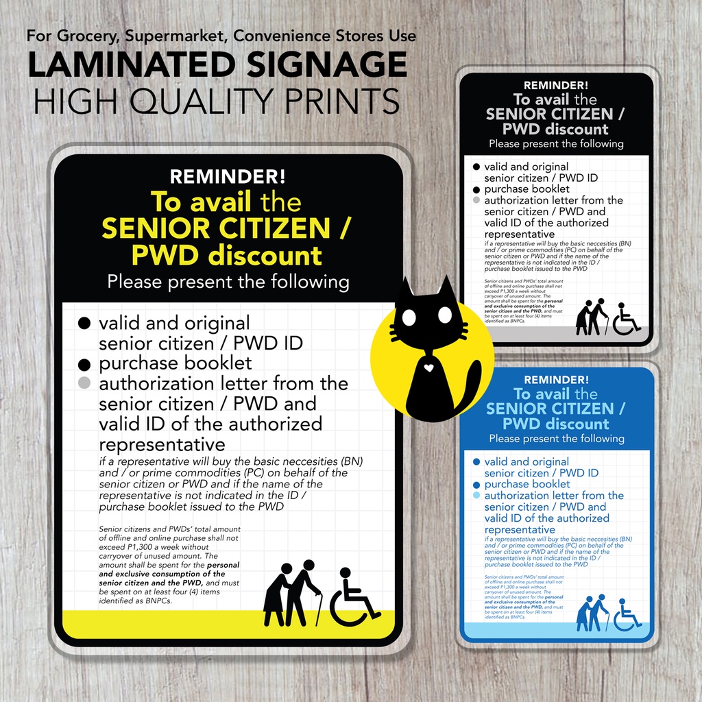 Senior Citizen / PWD Basic Necessities & Prime Commodities Discount ...