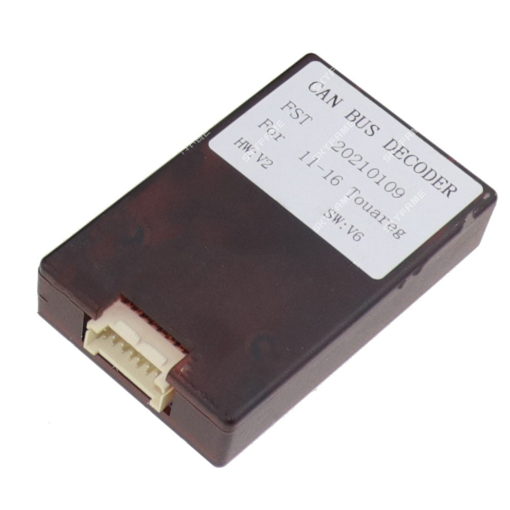 Car 16pin Wiring Harness Adapter Canbus Box Decoder For Volkswagen Touareg 2011-2017 Android ...