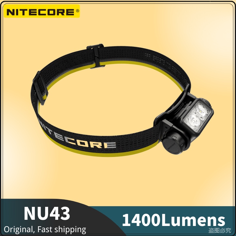 NITECORE NU43 Rechargeable Headlamp White & Red Light Lantern Outdoor ...