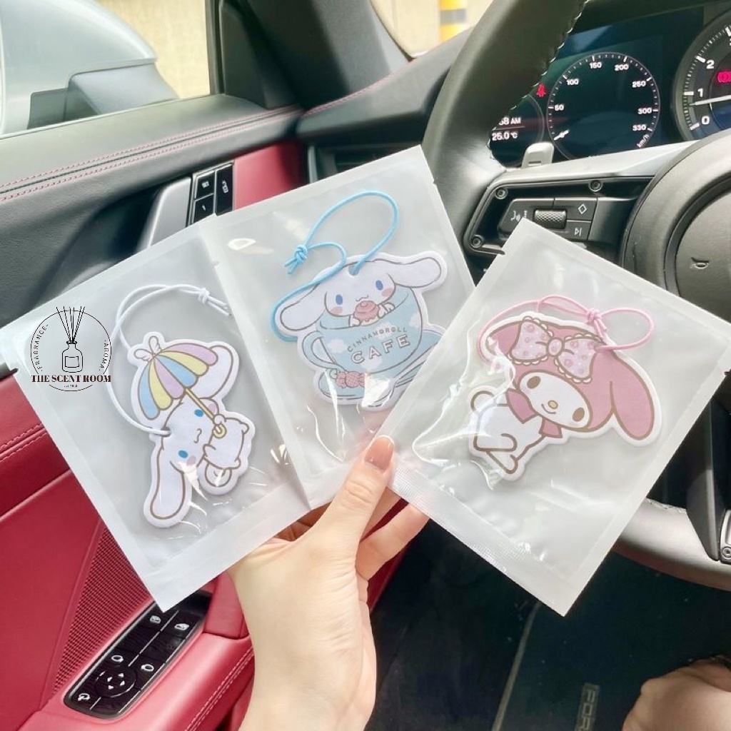 TSR Cute Cartoon Car Fragrance Aromatherapy Hanging Diffuser Sheet ...