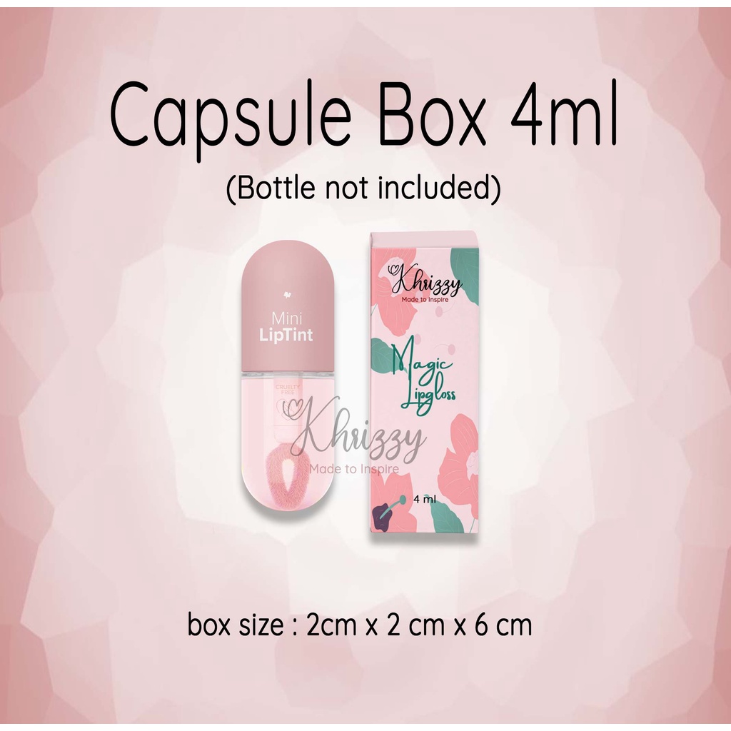 Customized Box for 4ml capsule wand applicator | Shopee Philippines