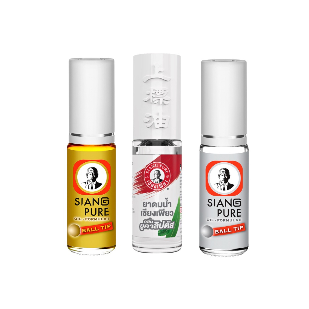 SIANG PURE BALL TIP FORMULA 1, FORMULA 2 AND LIQUID INHALANT ROLL ON ...