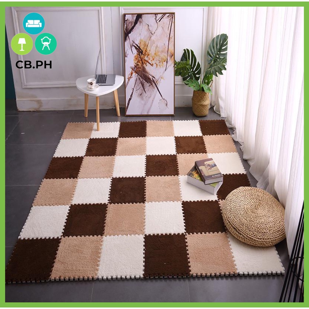 cb.ph Children‘s Stitching Carpet Floor Mat Soft Kids Anti-skid Pad EVA Suede Patchwork Mats ...