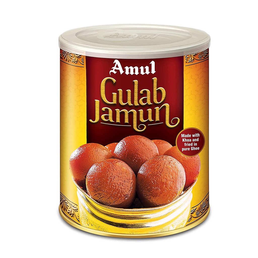 Amul Gulab Jamun - Milk Balls Fried In Ghee&Soaked In Sugar Syrup-Ready ...