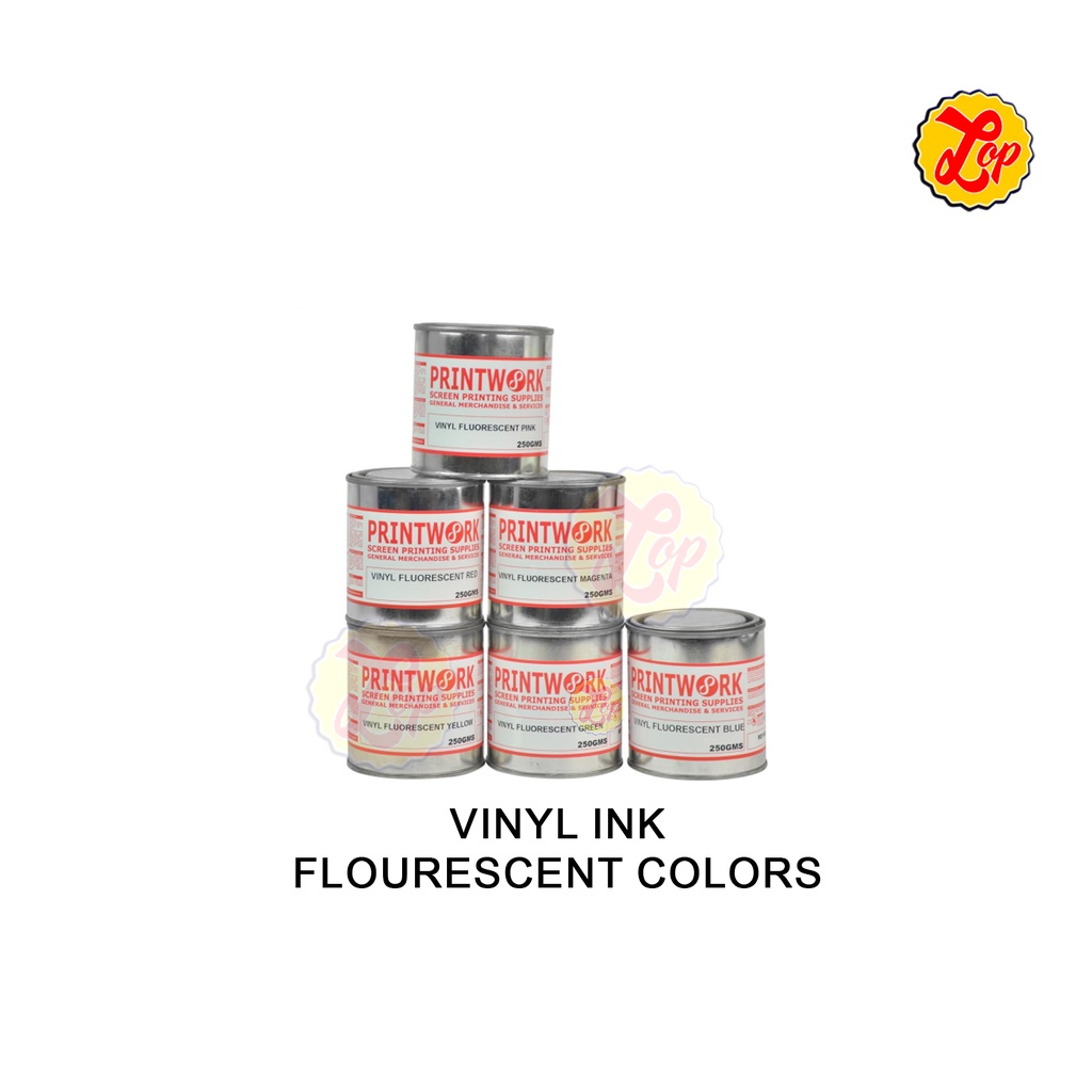 Printwork Vinyl Flourescent/Neon color ink- solvent ink | Shopee ...