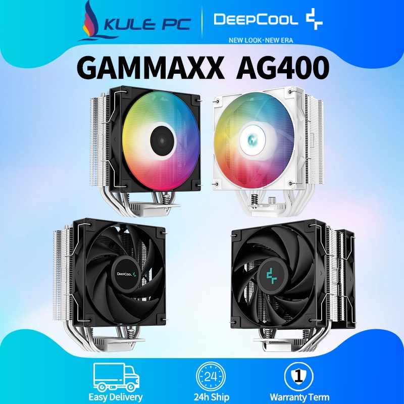 Deepcool Gammaxx 400 ARGB V5 CPU Cooler AG400 PLUS 4 Heat Pipes Air ...