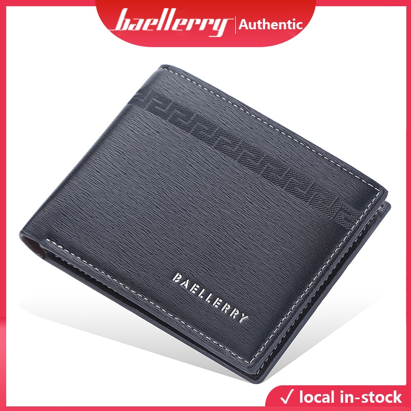 Baellerry DR089 Men's Casual Leather Wallet Multi-funtion Card Holder ...