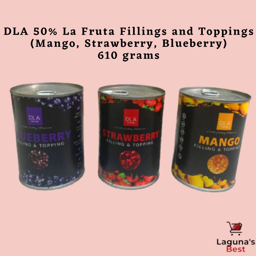 DLA Naturals 50% La Fruta Fillings and Toppings (Mango, Strawberry ...