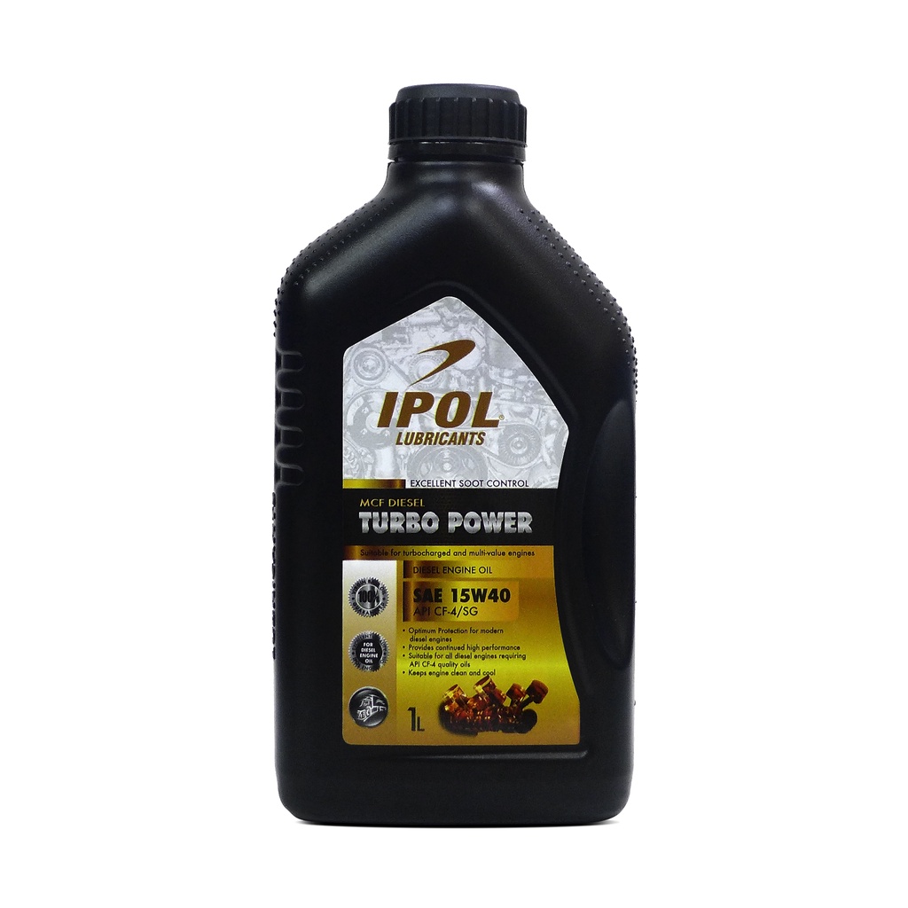 IPOL MCF Diesel Turbo Power 15W40 API CF-4 / SG Engine Oil 1 Liter ...