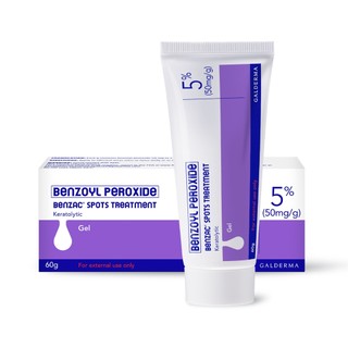 Benzac Benzoyl Peroxide Spots Treatment Gel 5% 60gm (Anti-Acne Pimple ...