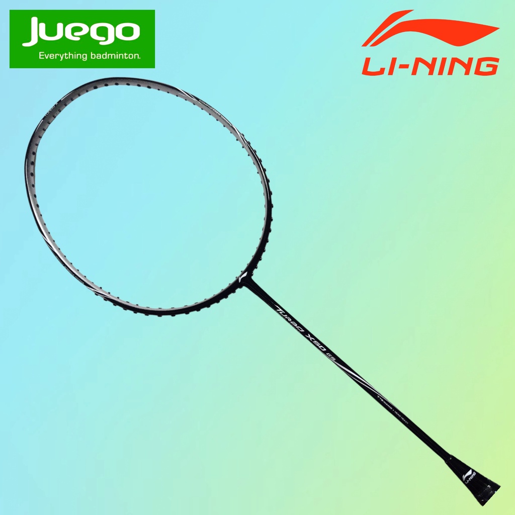 Li-Ning Badminton AYPR 154 4 TURBO X 50 Badminton Racquets Black White ...